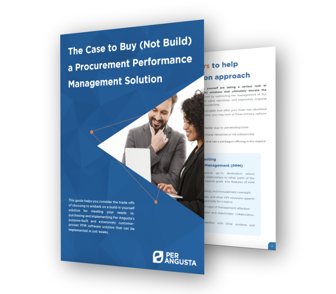 eBook - Build vs. Buy a Procurement Performance Management Solution